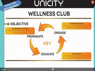 Unicity Wellness Club PPT | PPTX | Business Utilities | Business