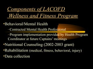 Wellness Fitness Program | PPT