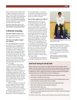 Supporting Wellness for Adults with Intellectual and Developmental ...