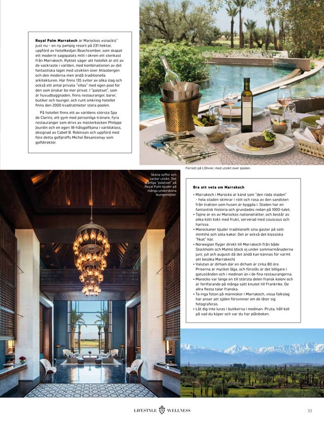 Wellness magazine royal palm marrakech | PDF