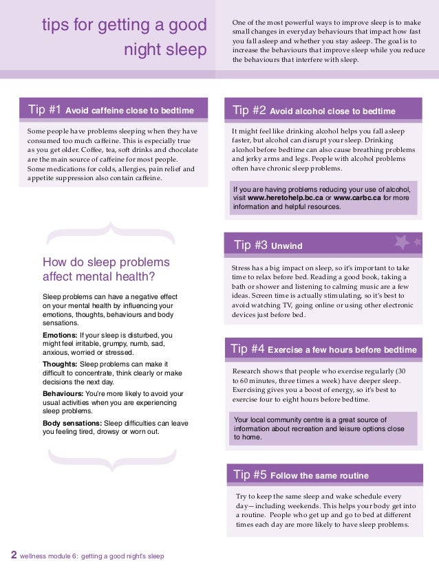 Things to Do and Things to Avoid Before Sleep