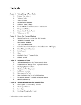Wellness points | PDF
