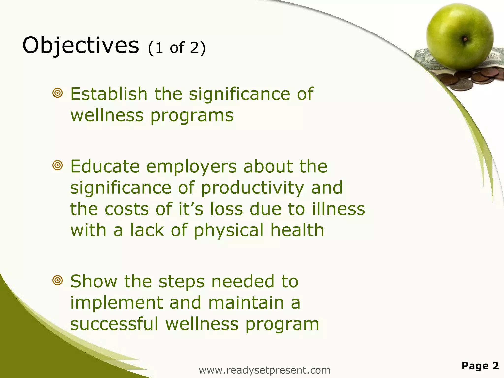 Wellness Program PowerPoint Presentation | PPT