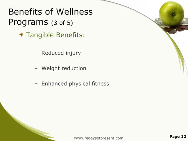 Wellness Program PowerPoint Presentation | PPT