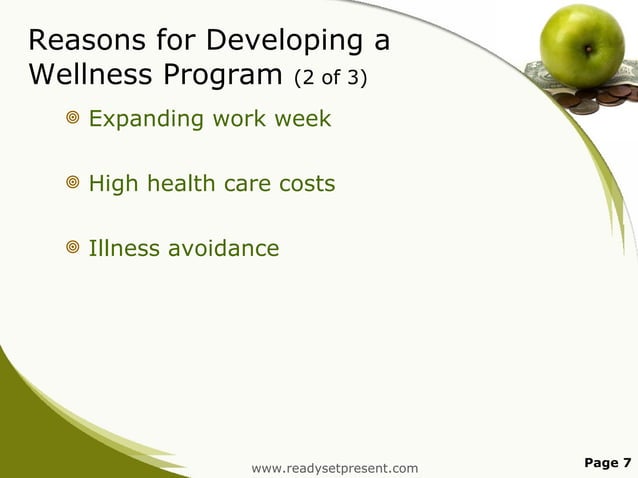 Wellness Program PowerPoint Presentation | PPT