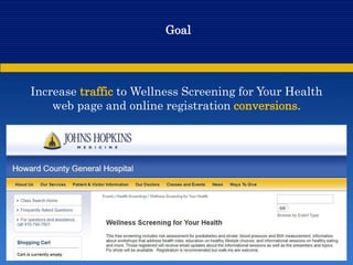 Facebook Ad Campaign: Wellness Screening for Your Health | PPT