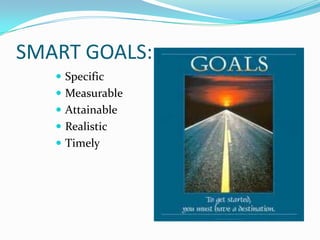 Wellness smart goal presentation | PPTX