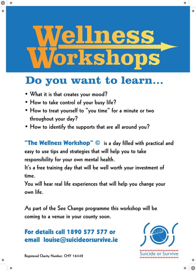 Wellness workshop poster june 2012 | PDF