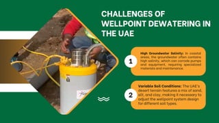wellpoint dewatering in UAE- cosmos pumps | PPT
