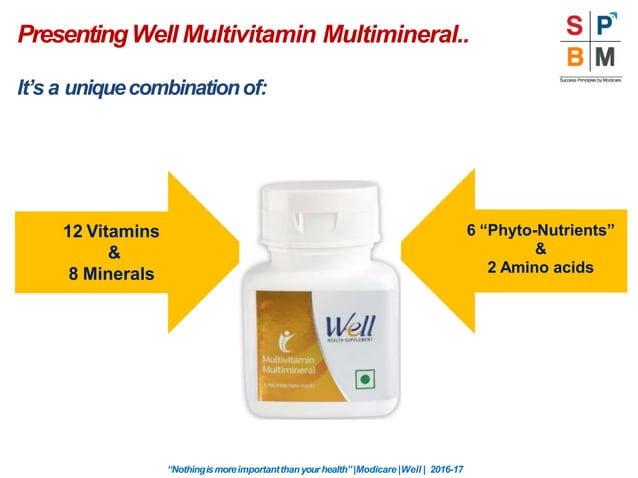 Modicare Well product training | PPTX