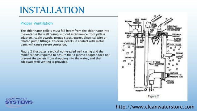 Well Protector Dry Pellet Chlorinator Installation, Operation, and Maintenance Guide | PPTX