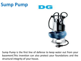 Sump Pump | PPTX