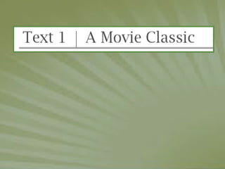 Reading Comprehension 1 (Well Read) Chapter 2 | PPT