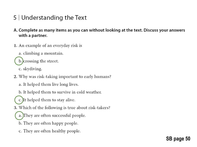 Reading Comprehension 1 (Well Read) Chapter 3 | PPT