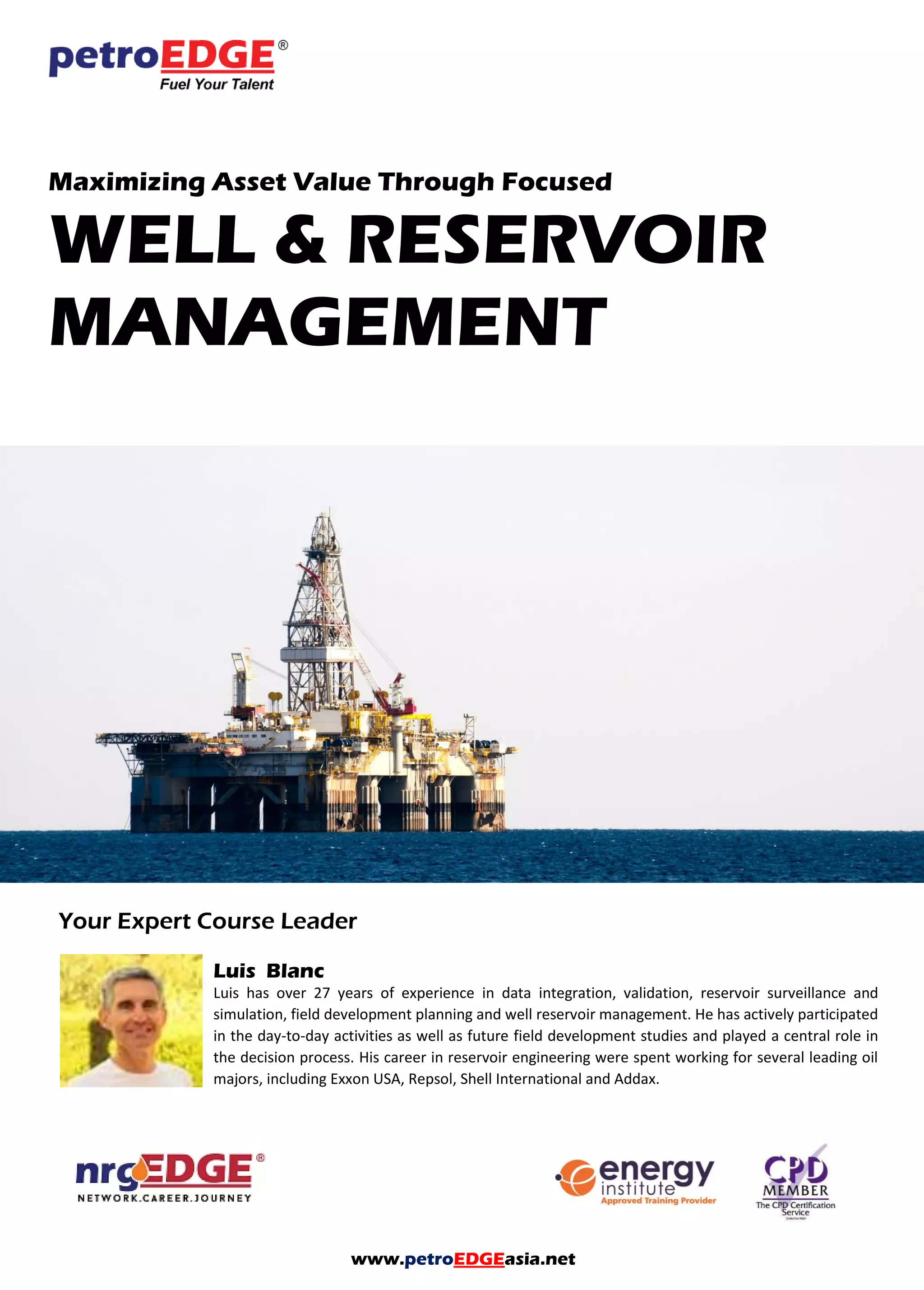 Well reservoir and management | PDF