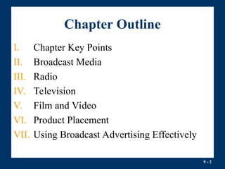 broadcast media effective advertising media | PPT