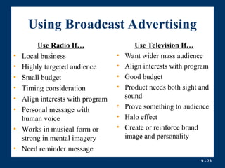broadcast media effective advertising media | PPT