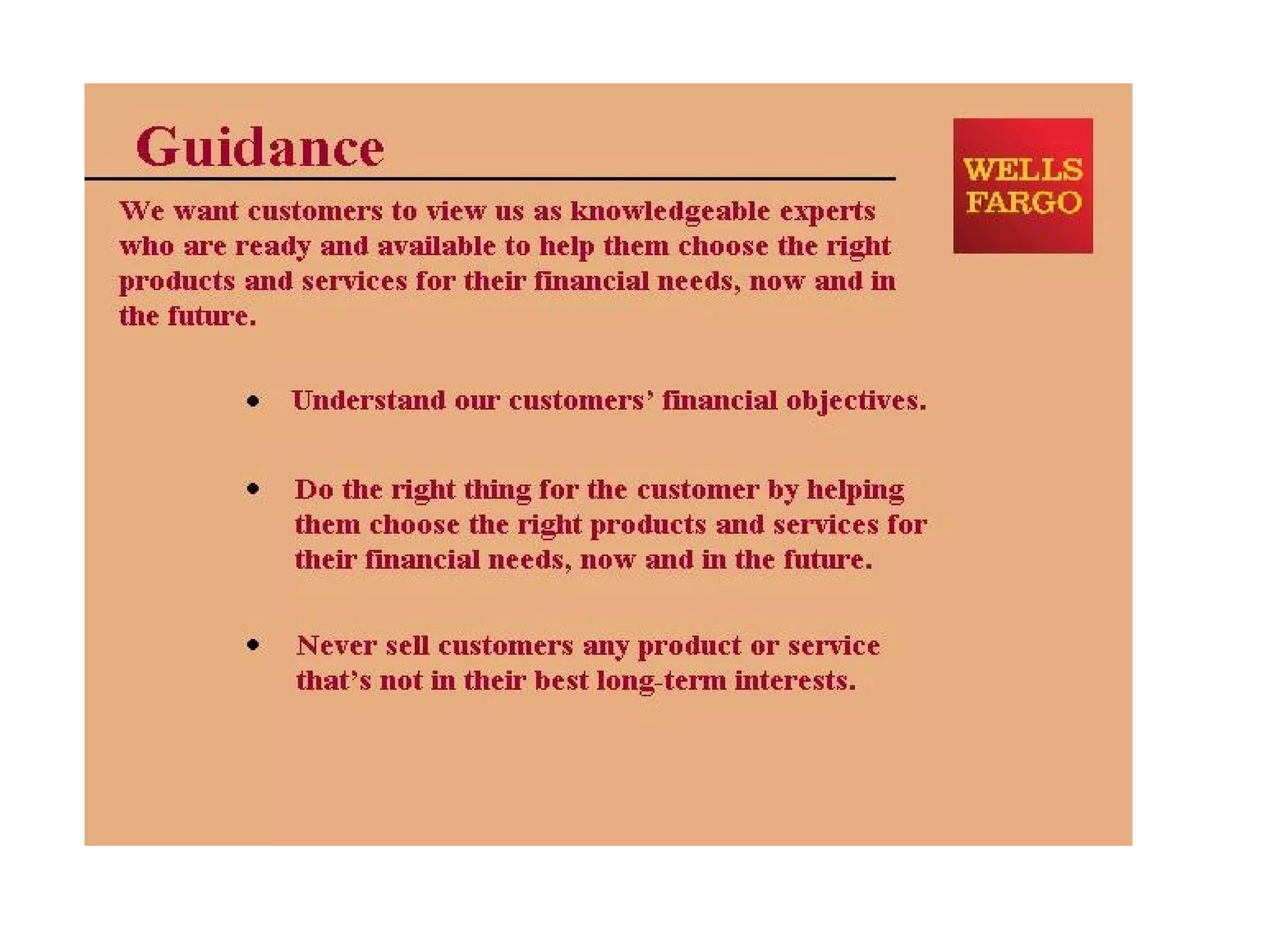 Wells fargo strategy deck | PPT