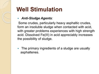 Well stimulation - petroleum engineering | PPTX