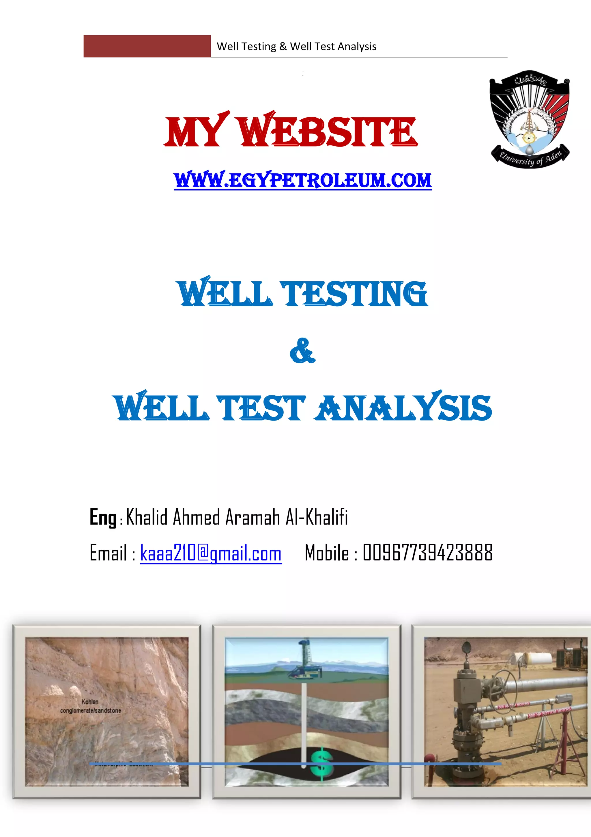 Well test analysis | PDF
