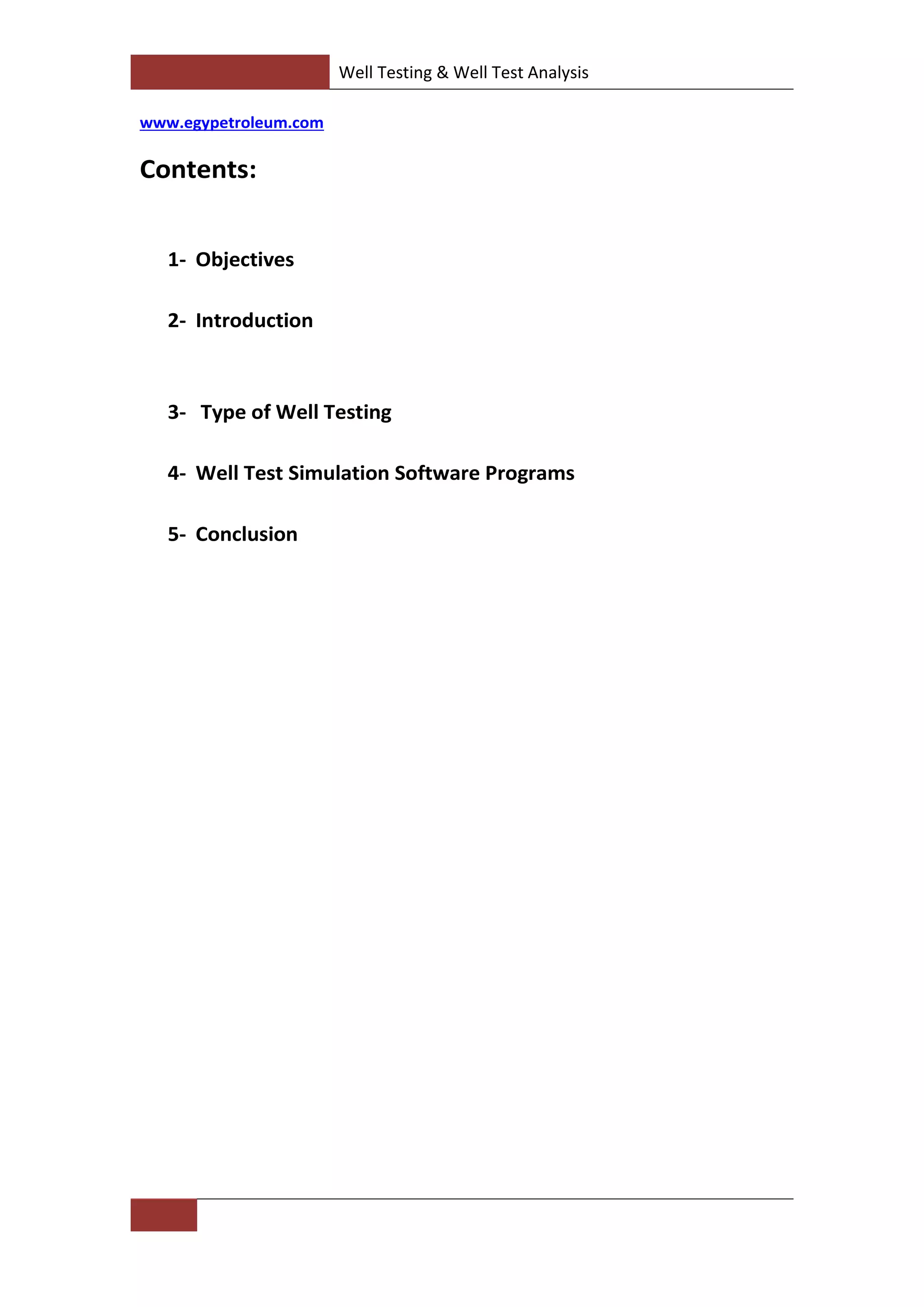Well Test Analysis Pdf Computer Software And Applications Computing