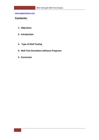 Well test analysis | PDF