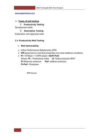 Well test analysis | PDF