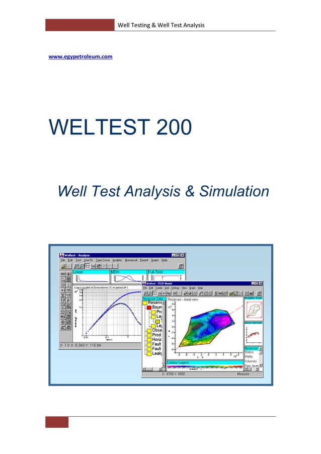 Well Test Analysis Pdf Computer Software And Applications Computing