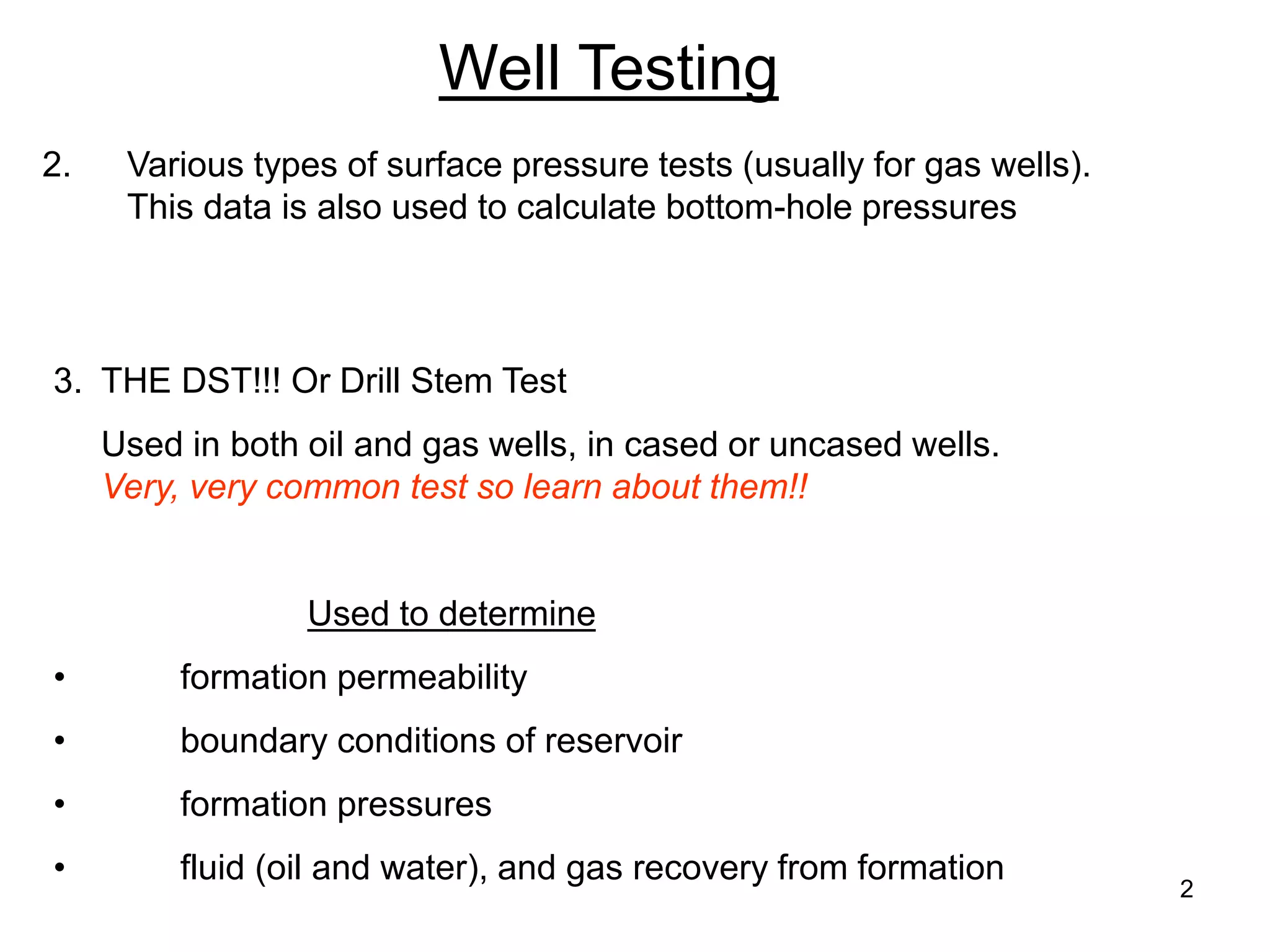Well Test Analysis | PPT