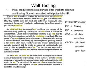 Well Test Analysis | PPT