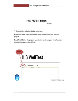 well testing.pdf خاص لمهندسين الحقول والنفط | PDF