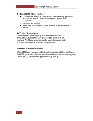 well testing.pdf خاص لمهندسين الحقول والنفط | PDF