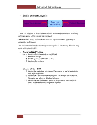 well testing.pdf خاص لمهندسين الحقول والنفط | PDF