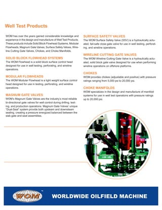 Well Testing Choke Manifolds - Worldwide Oilfield Machine | PDF