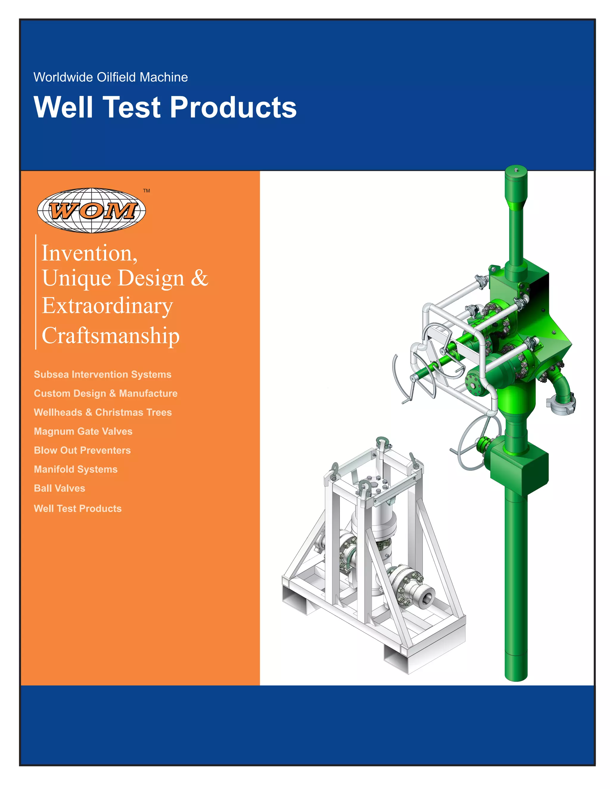 Well Testing Choke Manifolds, Well Test Equipment - WOM Group | PDF