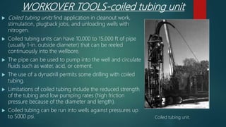 Well work over | PPTX