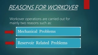 Well work over | PPTX