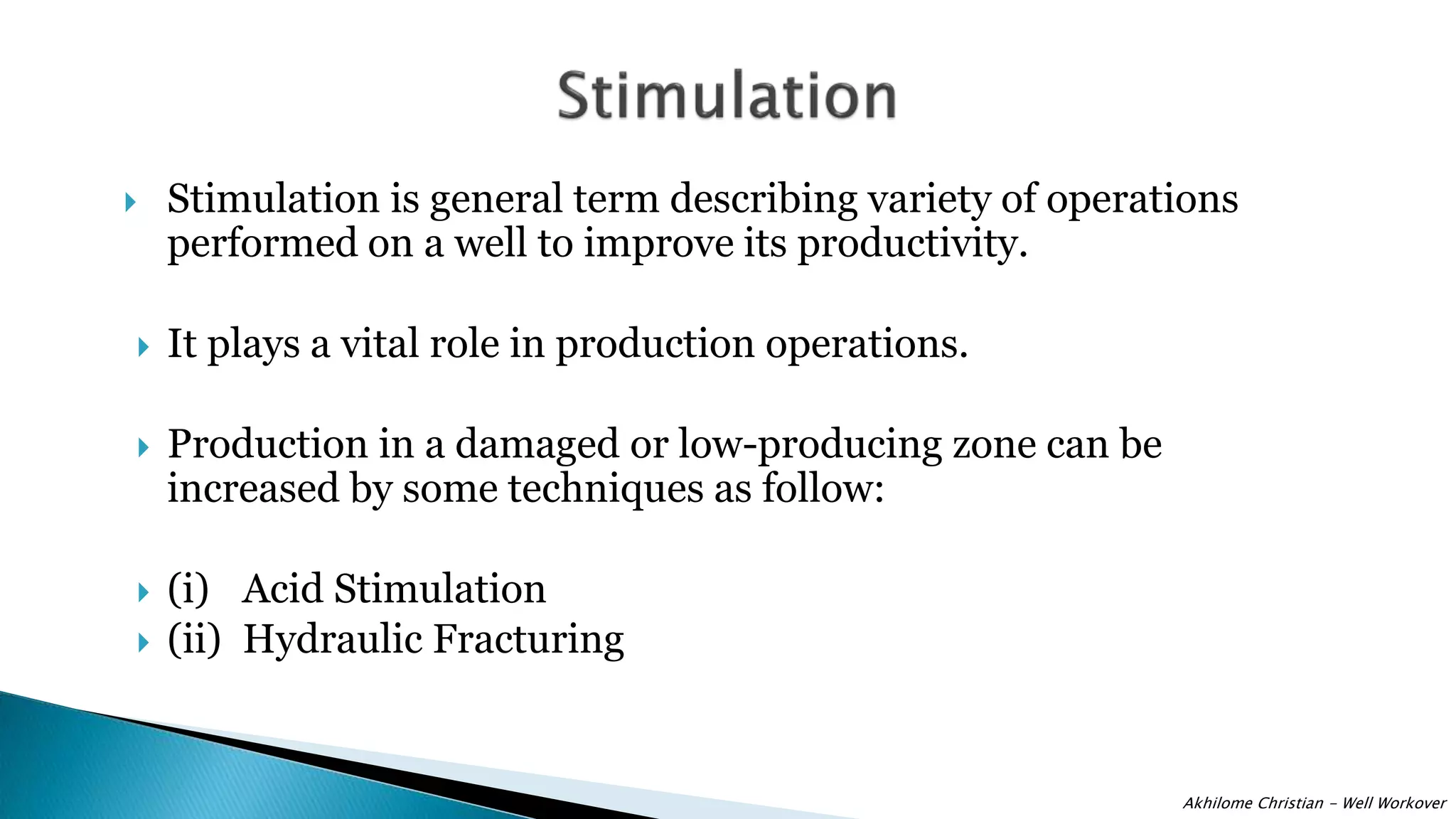 Well Workover | PPTX