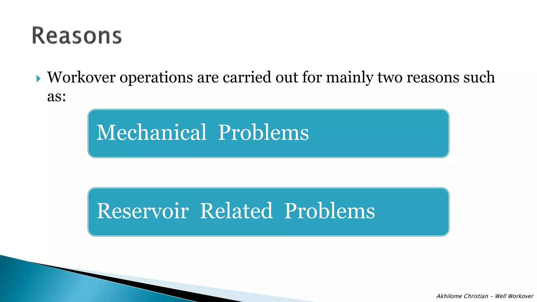 Well Workover | PPTX