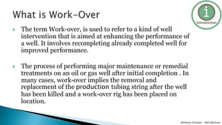 Well Workover | PPTX