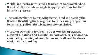 Well Workover | PPTX