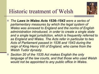 Welsh a language in danger | PPT