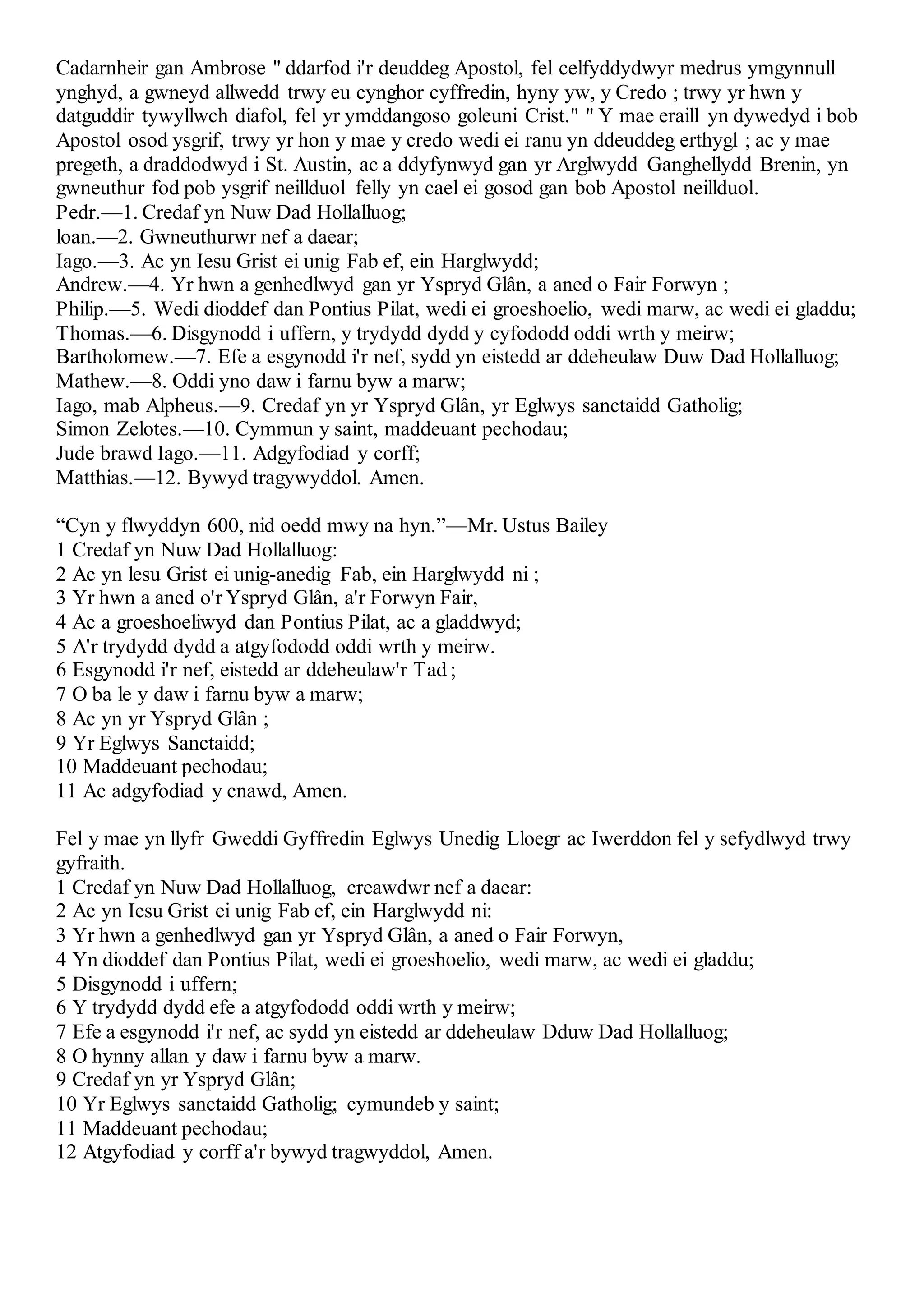 Welsh - The Apostles' Creed.pdf