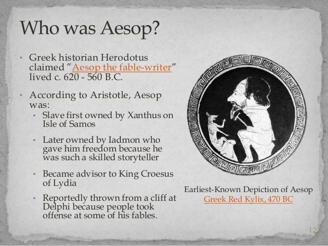 Aesop's Fables in de Grummond Children's Literature Collection