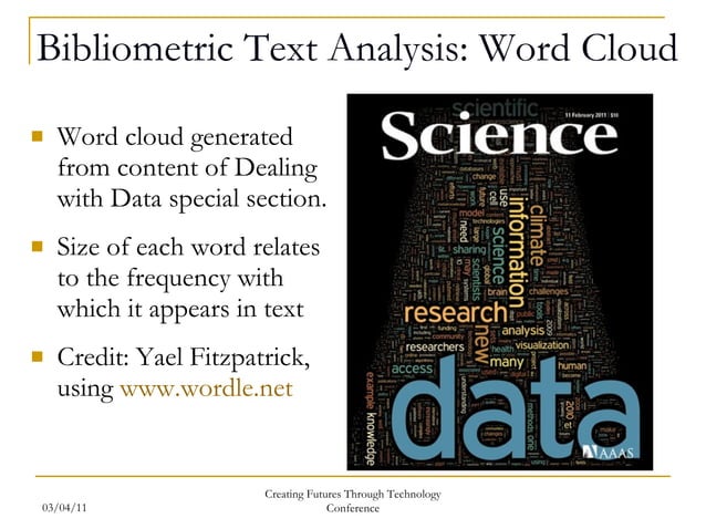 Free Visualization Tools for Teaching and Research: Blogs, Glogs, GIS, Word Clouds | PPT