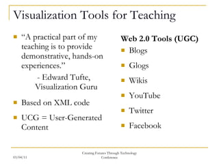 Free Visualization Tools for Teaching and Research: Blogs, Glogs, GIS, Word Clouds | PPT ...