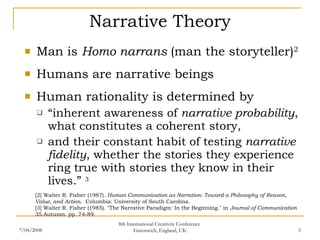 Using Organisational Storytelling as a Creative Leadership Strategy | PPT