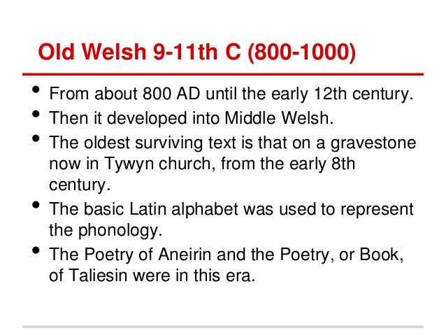 Welsh history
