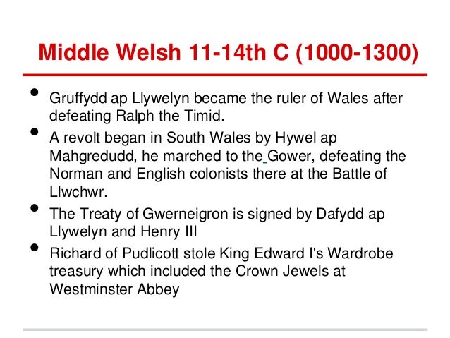 Welsh history