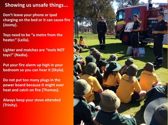 Welshpool fire fighters incursion | PPT